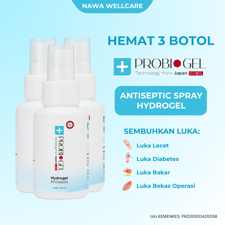 Jual PROBIOGEL Antiseptik Penyembuh Luka Diabetes Lecet Melepuh Bunuh ...