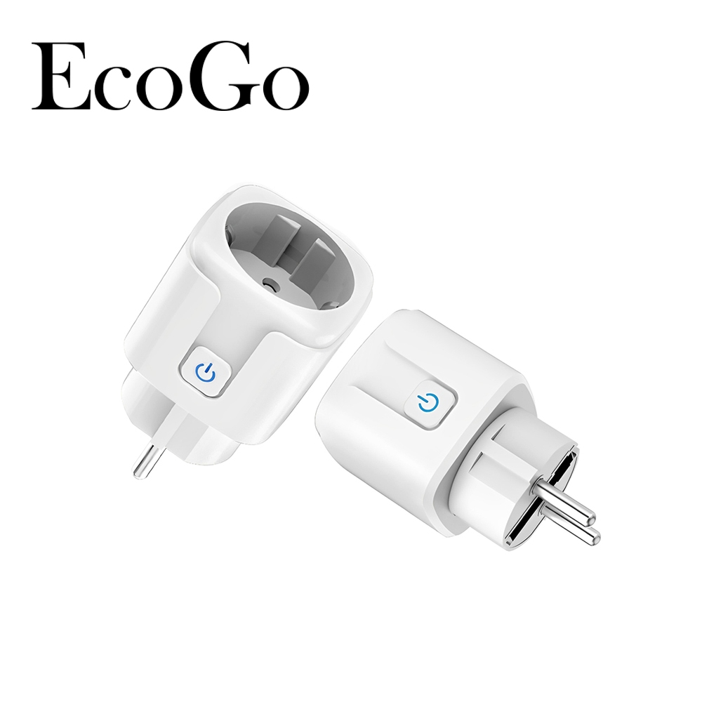 Jual EcoGo WiFi Smart Plug Socket 16A with Power Monitor Stop Kontak Colokan stop kontak timer ...