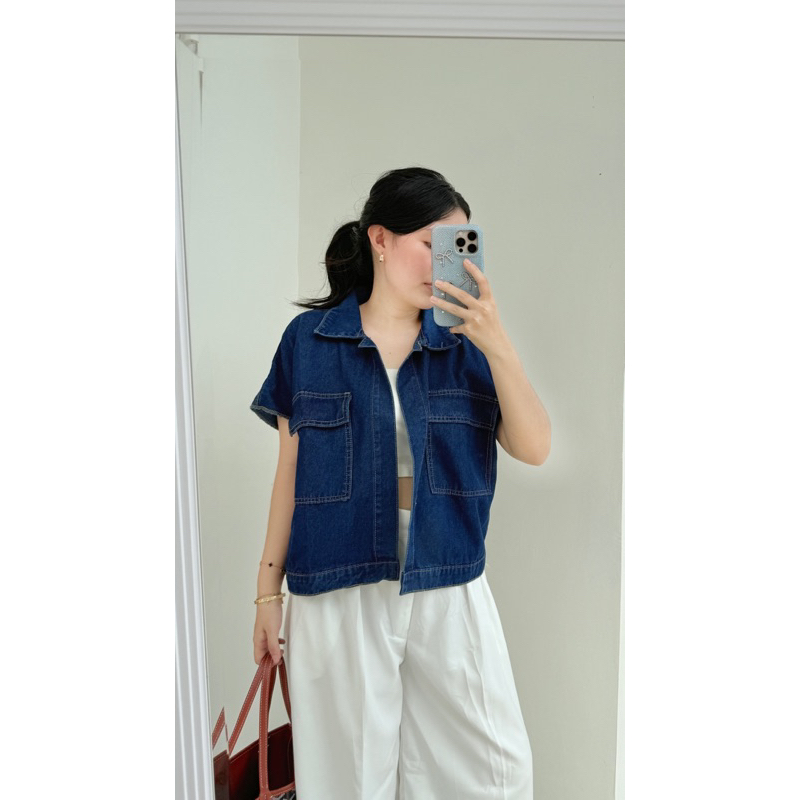 Jual JENNIM OUTER / outer jeans / jeans luaran | Shopee Indonesia