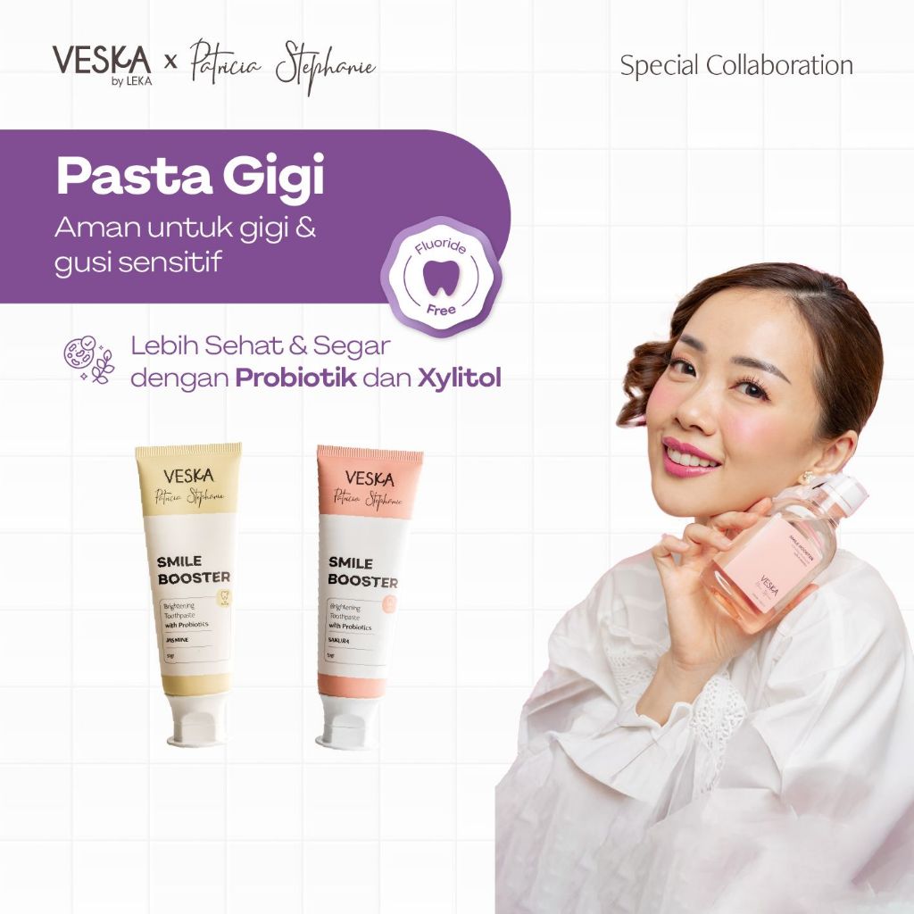 Jual Veska by LEKA x Patricia Stephanie - Smile Booster Brightening ...