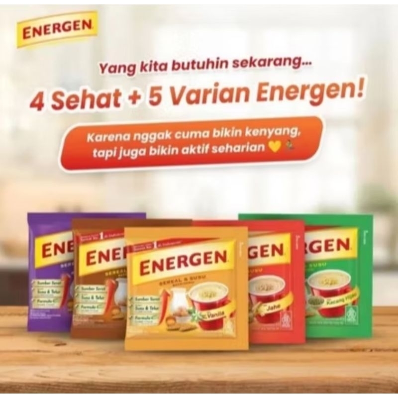 Jual ENERGEN SEREAL per 10 sachet | Shopee Indonesia