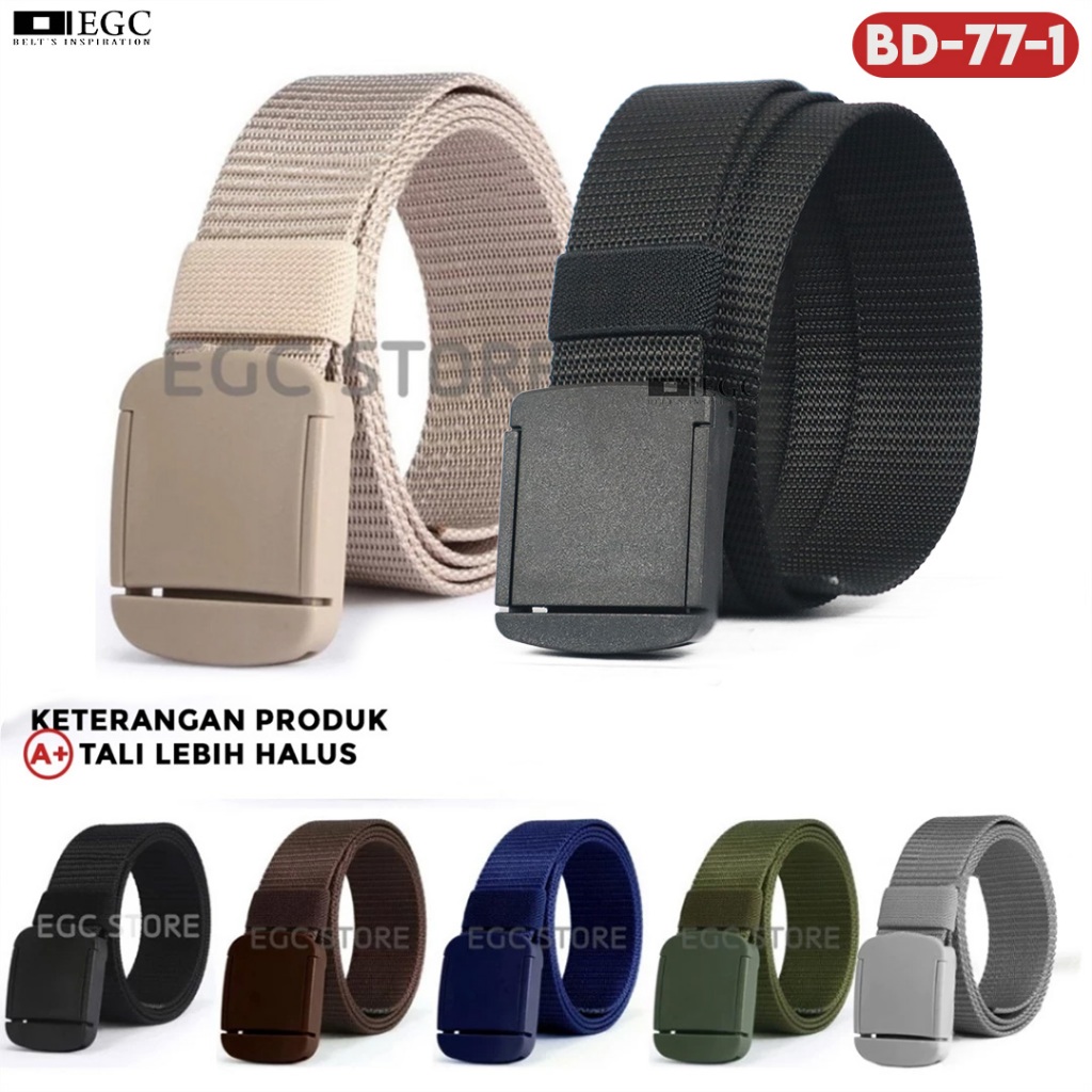 Jual TERMURAH ! IKAT PINGGANG PRIA CANVAS TACTICAL GAGAH MEN BELT ANTI METAL DETECTOR- YH NXL-2 ...