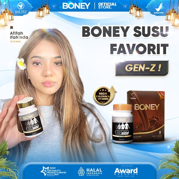 Jual Boney & Susu Boney - Kapsul & Susu Peninggi Badan 5-15 Cm / Herbal ...