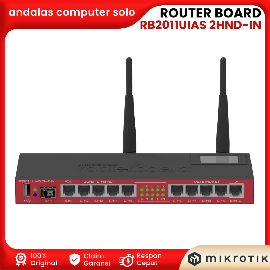 Jual MIKROTIK RB2011uias 2hnd-IN ROUTERBOARD ROUTER WIFI MIKROTIK RB ...