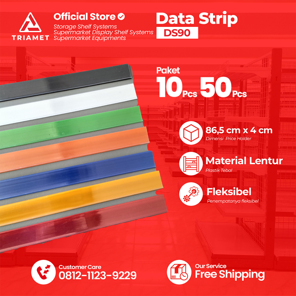 Jual Price Tag / Data Strip / Mika Harga / Price Card / Label Harga ...