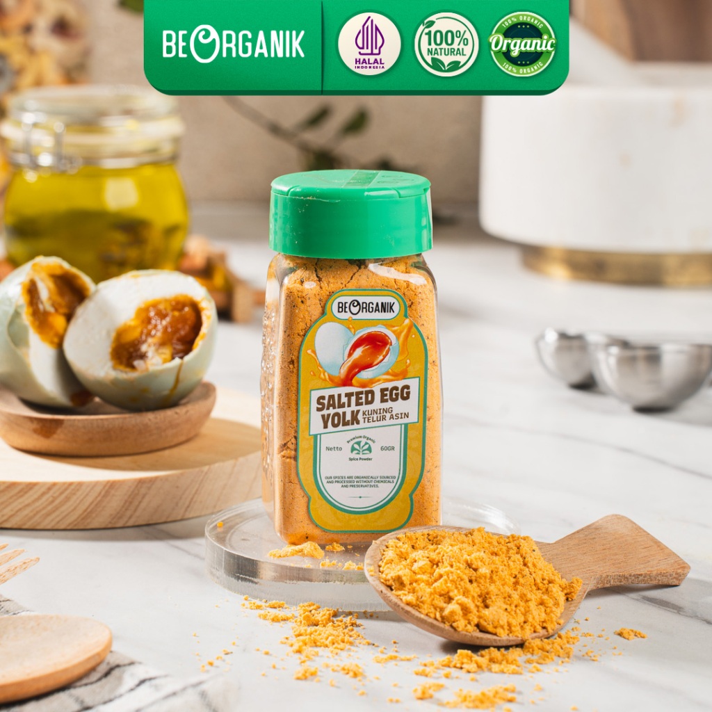 Jual Beorganik Salted Egg Yolk Powder / Bubuk Kuning Telur Asin ...