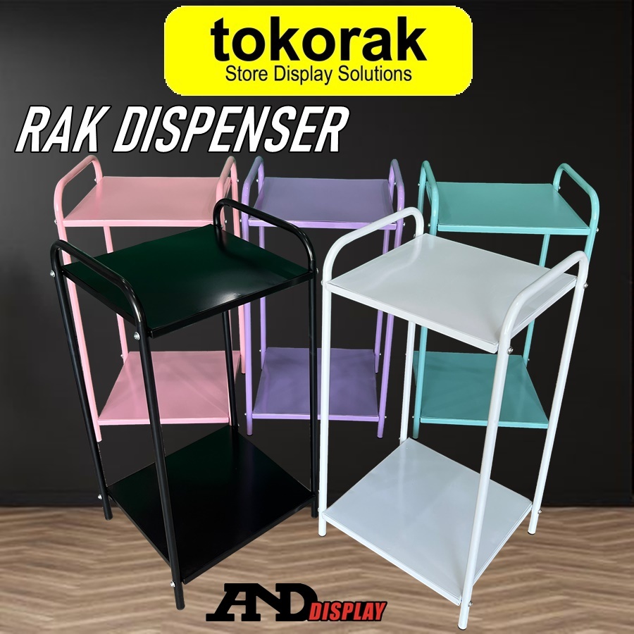 Jual RAK DISPENSER 2 SUSUN RAK BESI SERBAGUNA 2 TINGKAT RAK RICE COOKER ...