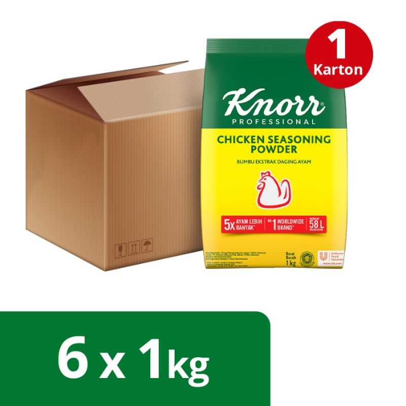 Jual Knorr Chicken powder 1kg isi 1dus | Shopee Indonesia