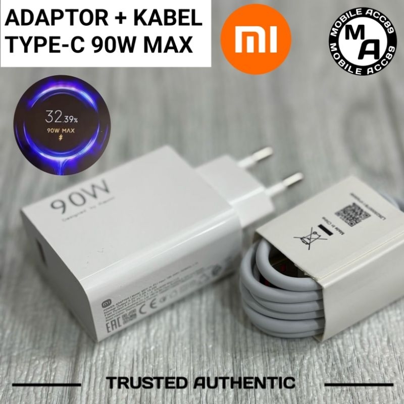 Jual Charger Xiaomi Type C 90W/90 Watt Max Turbo Charger / Fast ...