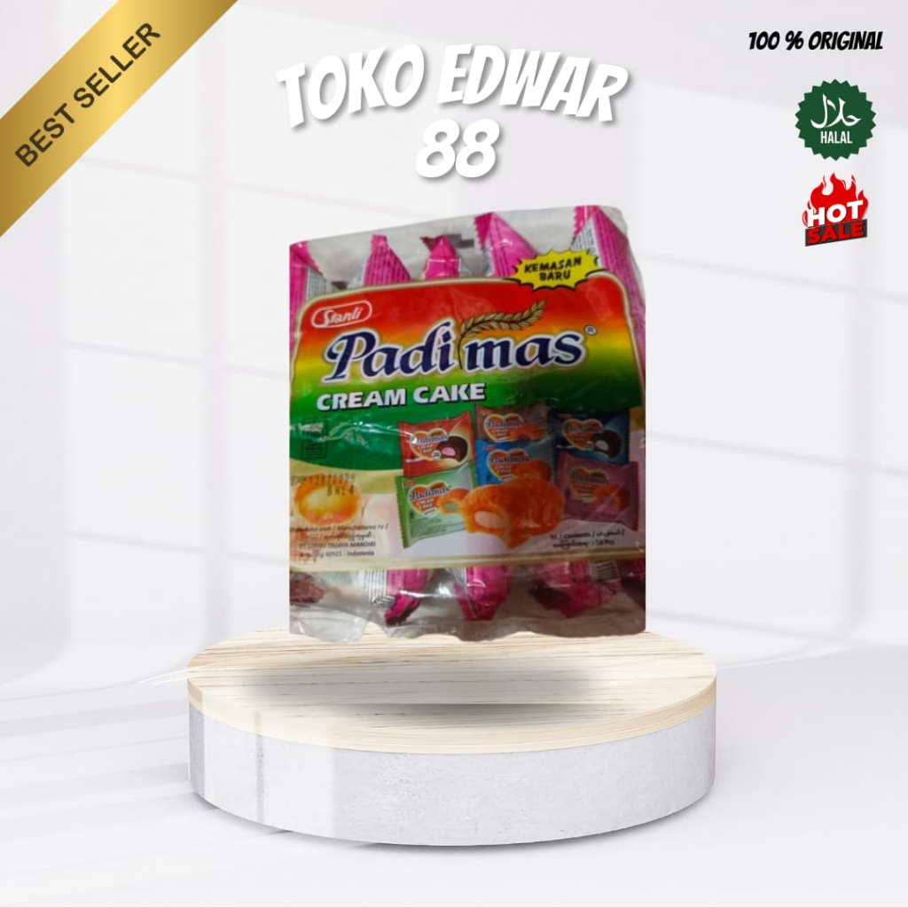 Jual PADIMAS CREAM CAKE CEMILAN 1 PAK ISI 10 PCS | Shopee Indonesia