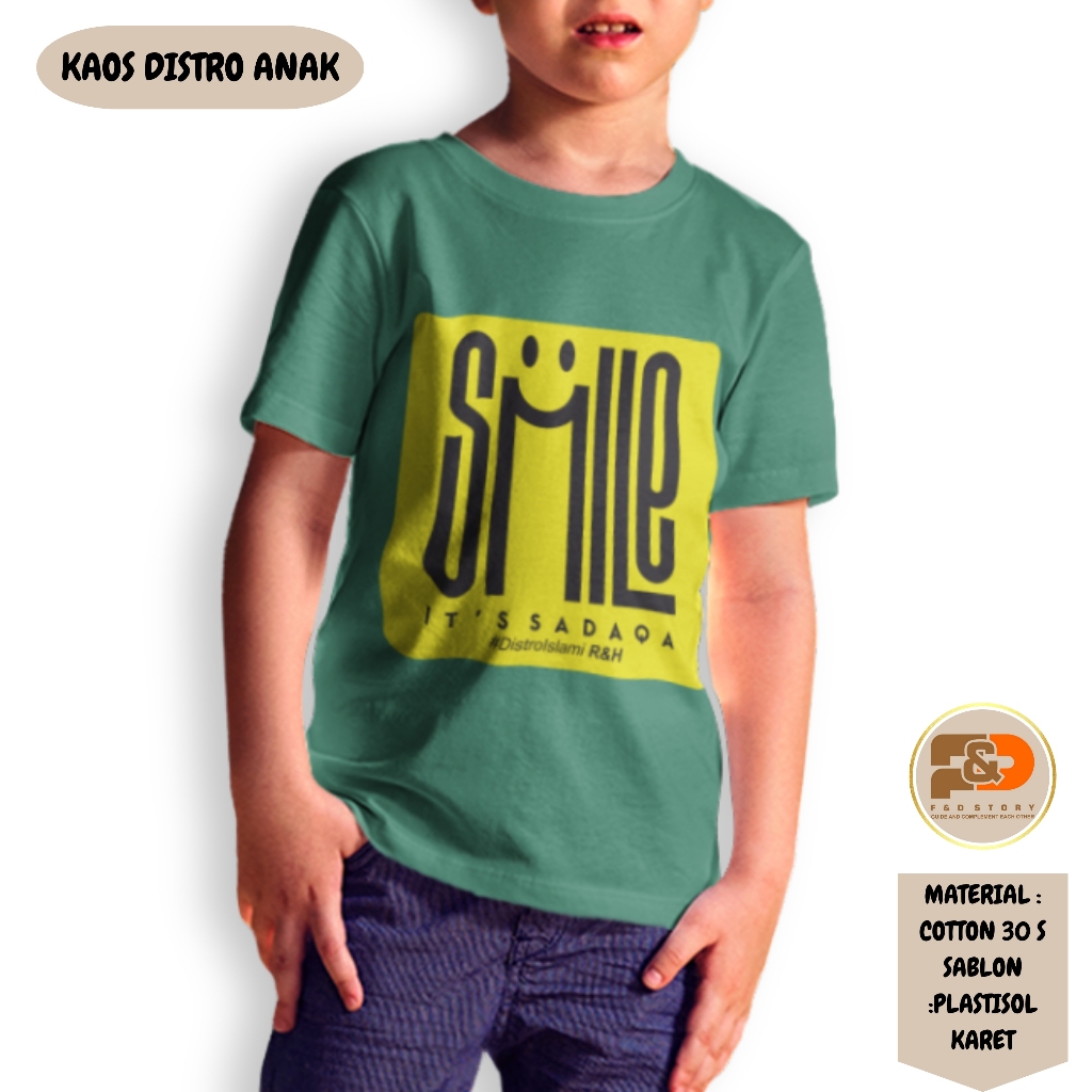 Jual Kaos Anak Distro Islami / Baju Anak Distro / Atasan Anak Laki Laki ...