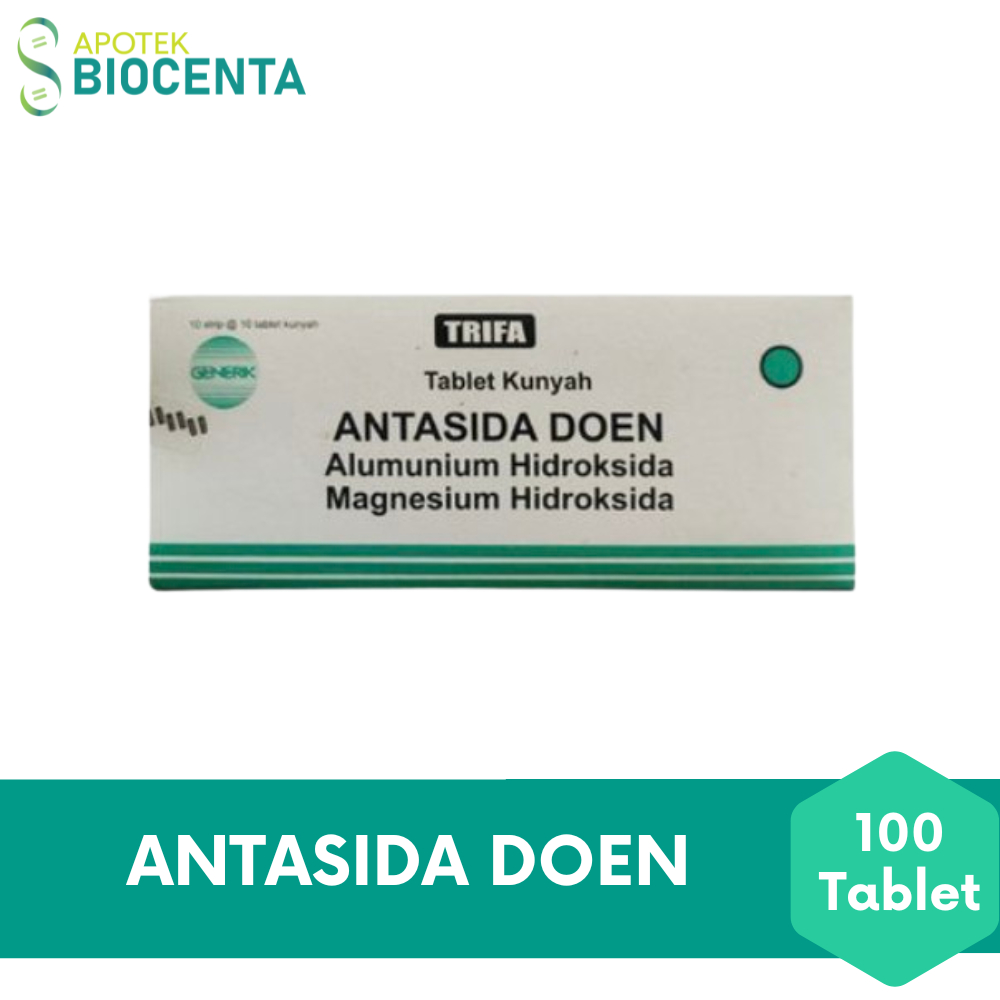 Jual Antasida Doen Trifa 1 Box isi 100 Tablet | Shopee Indonesia