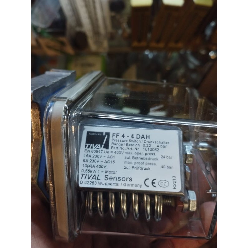 Jual Tival pressure switch ff4-4 dah 0.22 4 Bar | Shopee Indonesia