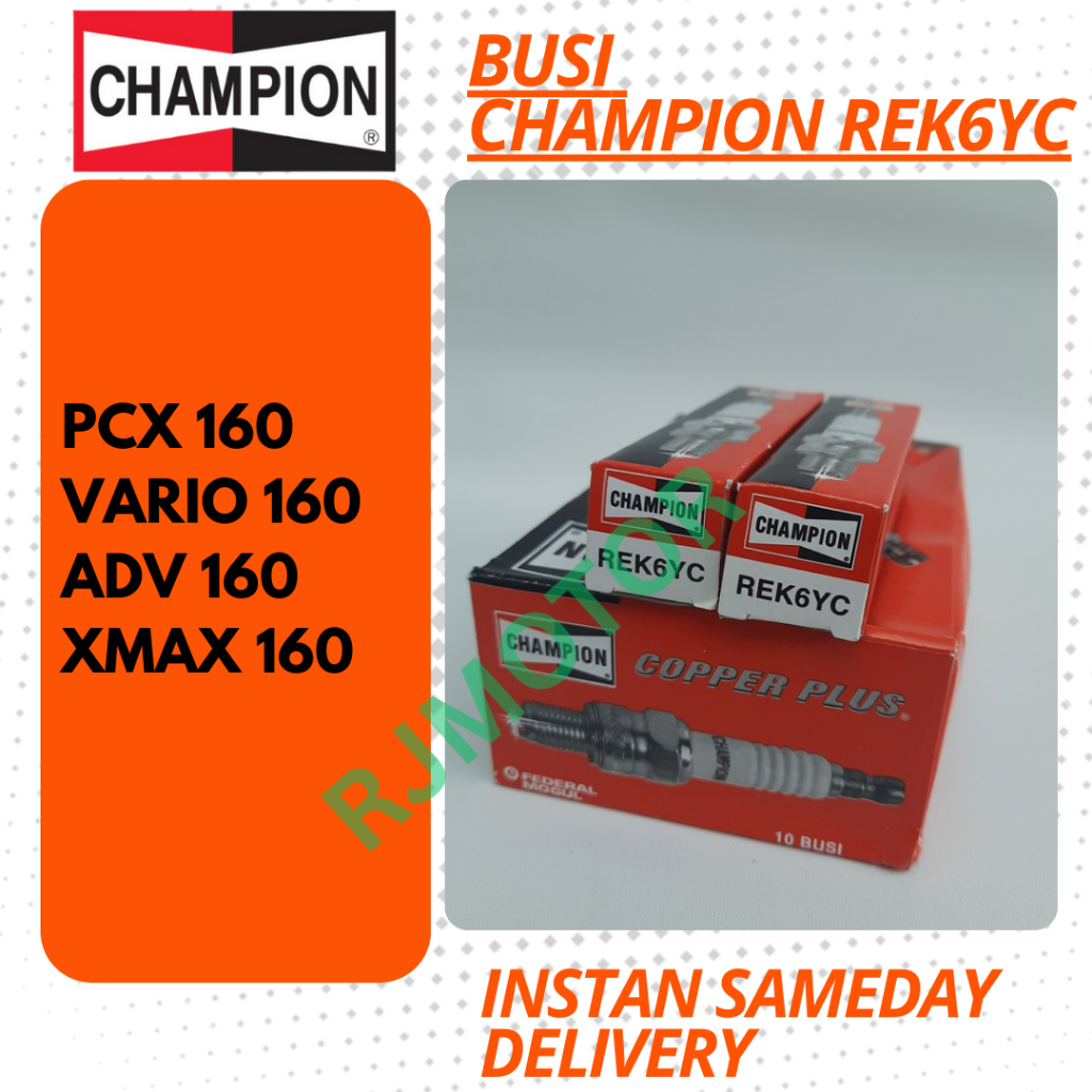 Jual REK6YC BUSI MOTOR CHAMPION PCX 160 VARIO ADV XMAX | Shopee Indonesia