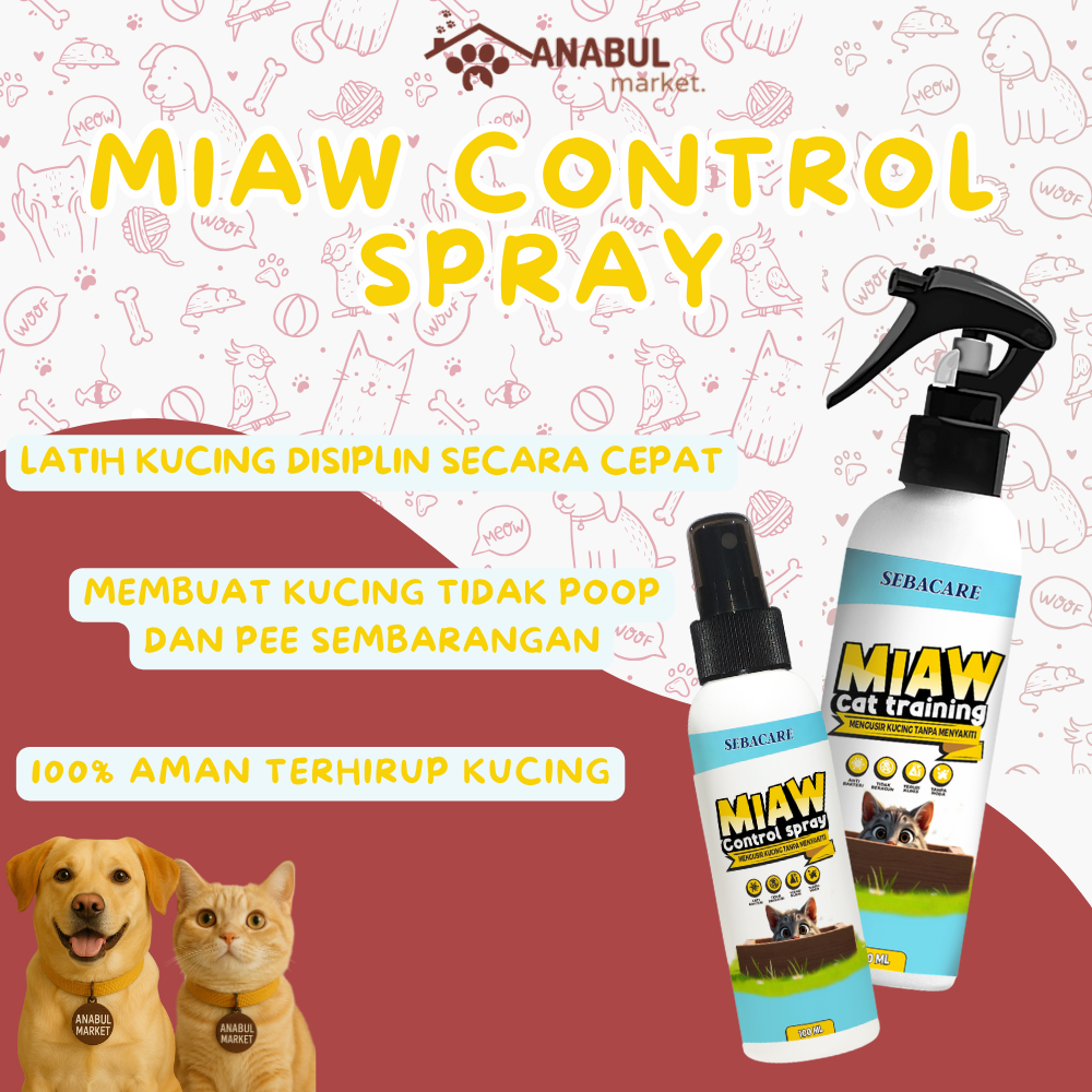 Jual Spray Untuk Latih Kucing dan Anjing Tidak Poop Sembarangan Miaw ...