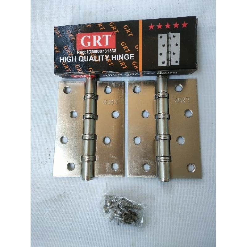 Jual Engsel Bearing Pintu Jendela 4 Inch GRT Tebal Per Pasang | Shopee ...