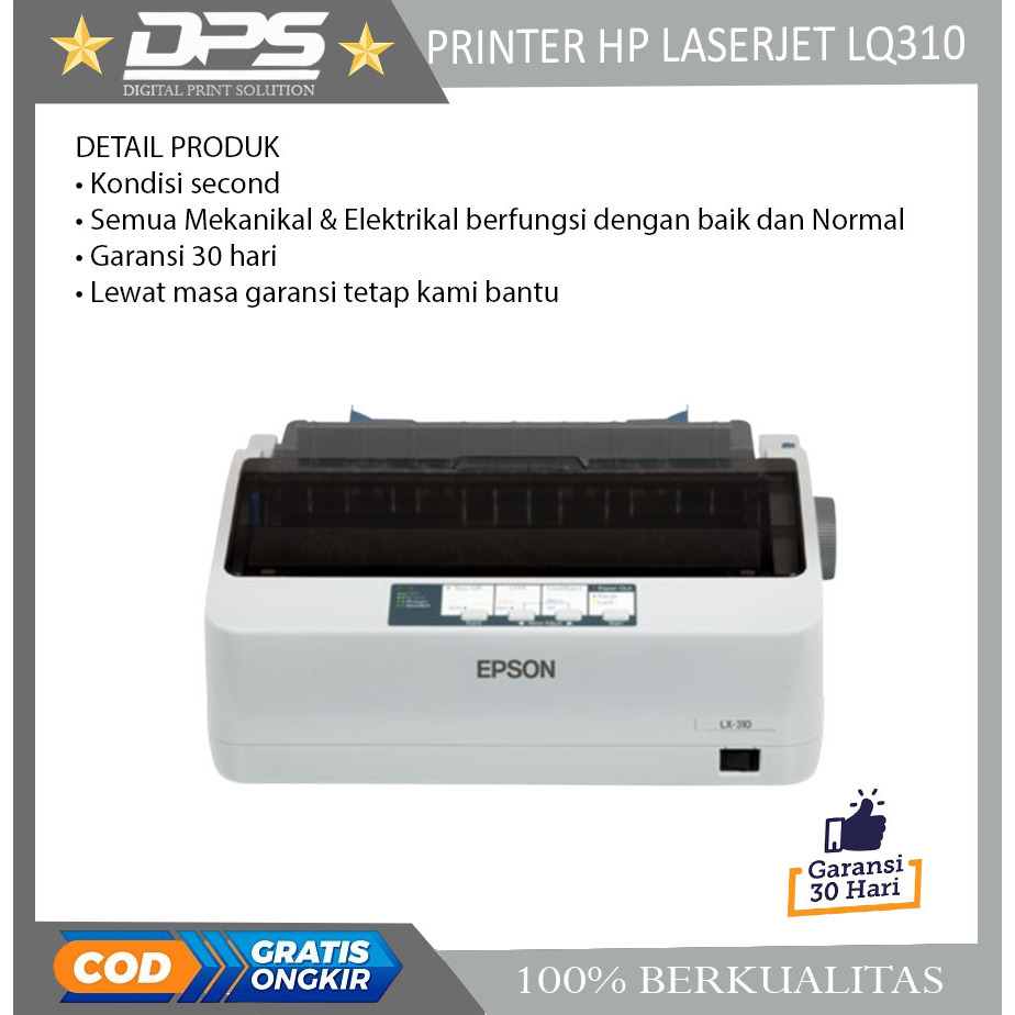 Jual printer epson lq310 dot matrix sale | Shopee Indonesia