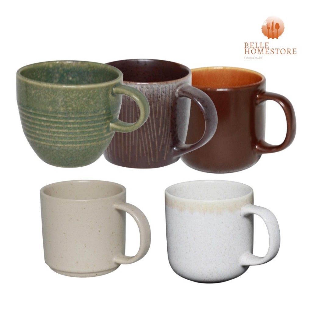 Jual MUG KERAMIK JEPANG GELAS CANGKIR KOPI TEH 12oz HELGAN estetik by ...