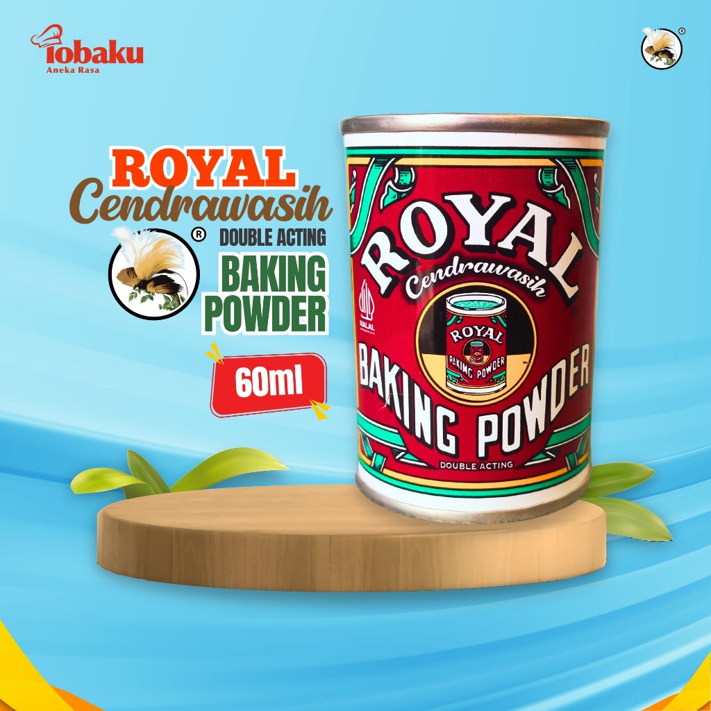 Jual ROYAL Cendrawasih Baking Powder Double Acting Kaleng 110g | Shopee ...