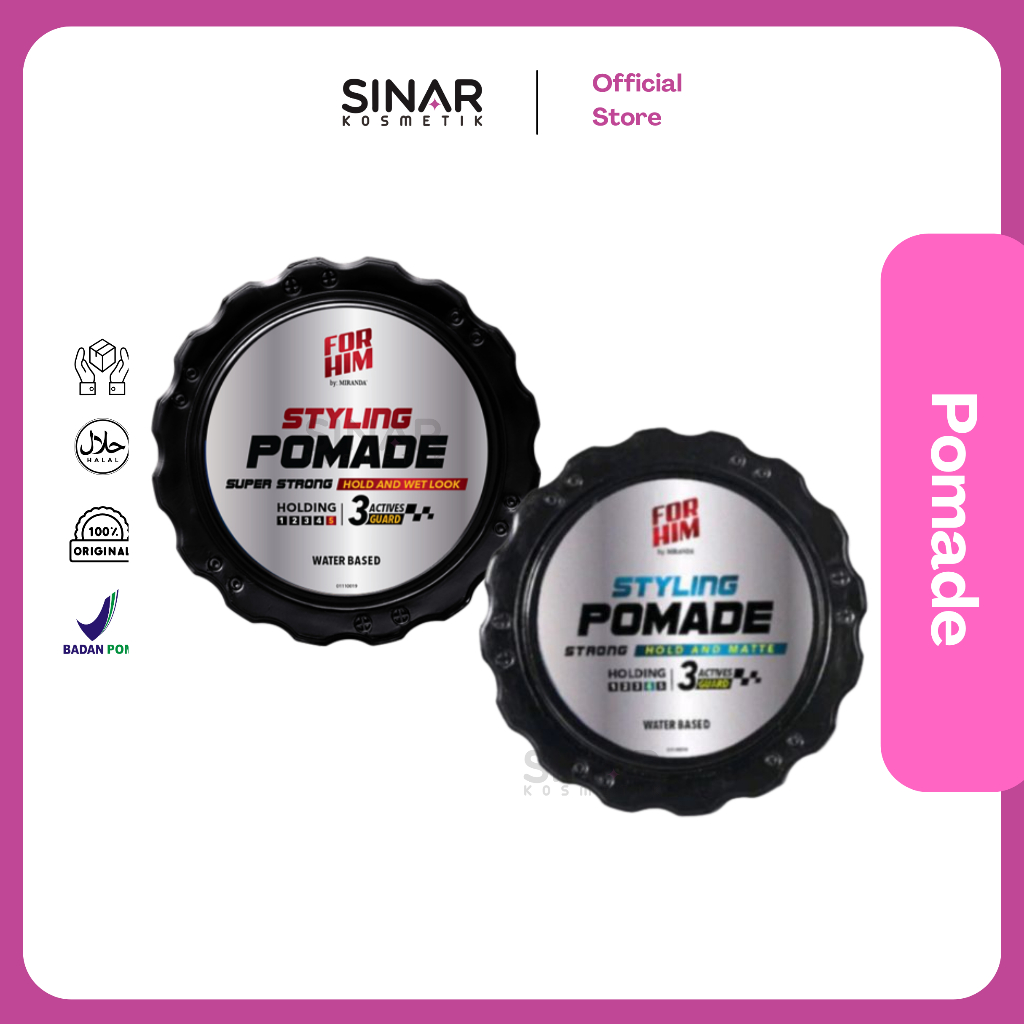 Jual Miranda Styling Pomade Water Base 100g | Shopee Indonesia
