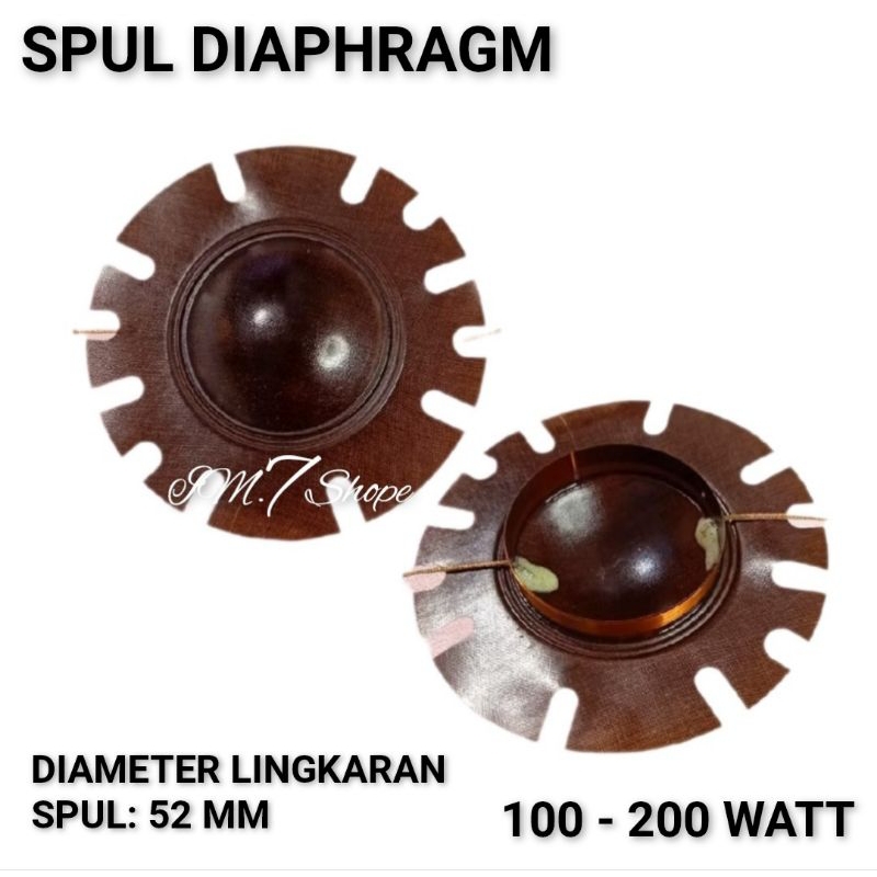Jual Komponen Spull Toa Corong Patwal 100 Watt dan 200 Watt Ukuran 52mm ...