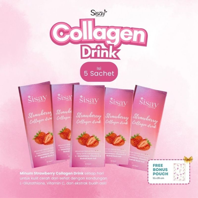 Jual SISAY Drink Collagen with Salmon DNA, L-Glutathione, Birdnest ...