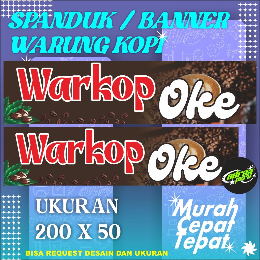 Jual Spanduk Banner Warkop Murah | Shopee Indonesia