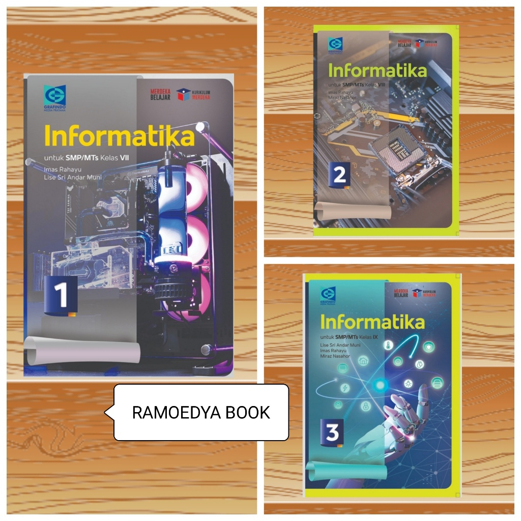 Jual Buku Original Informatika SMP/MTs kelas 7,8,9 Kurikulum Merdeka Grafindo | Shopee Indonesia