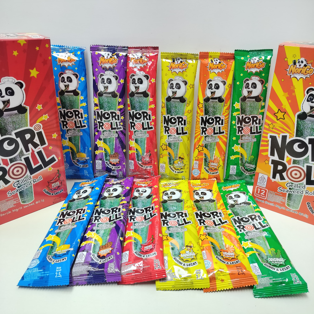 Jual (1 DUS) NORI ROLL | NORIGO NORI ROLL CRISPY | Shopee Indonesia