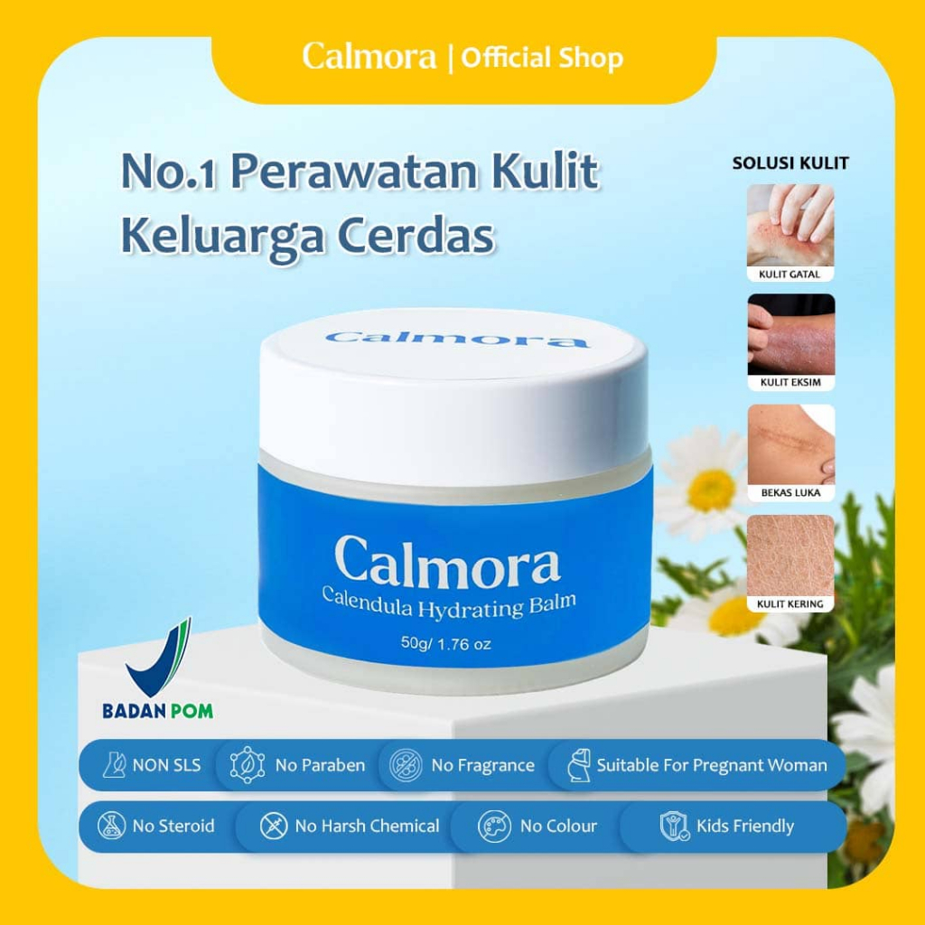 Jual Calmora Calendula Skin Savior Hydrating Balm Salve Eczema Therapy Cream Salep Kulit Natural ...