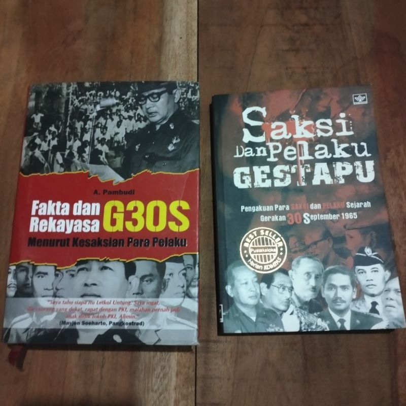 Jual Buku Fakta dan Rekayasa G30S menurut Kesaksian dan buku Saksi dan ...
