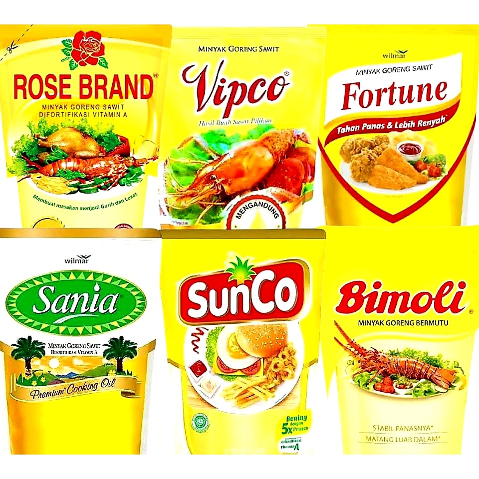 Jual MINYAK GORENG ROSE BRAND & BIMOLI & FORTUNE & VIPCO & SANIA 1L ...