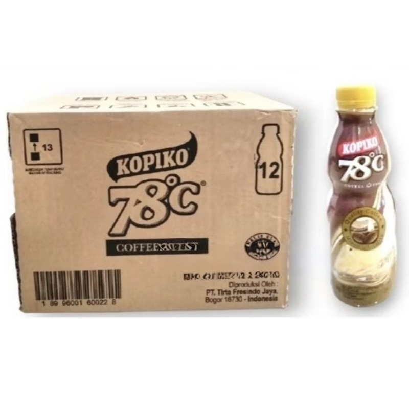 Jual Kopiko 78°c Coffee Latte 240ml 1 Dus Isi 12 botol | Shopee Indonesia
