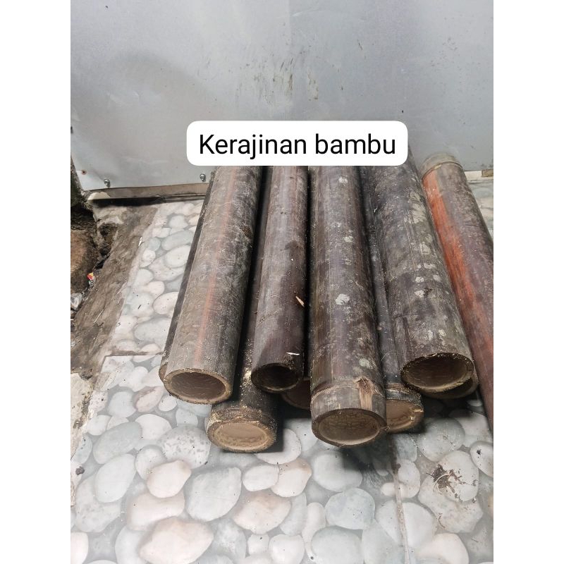 Jual bambu hitam asli bambu Wulung potongan tanpa ruas satuan | Shopee ...
