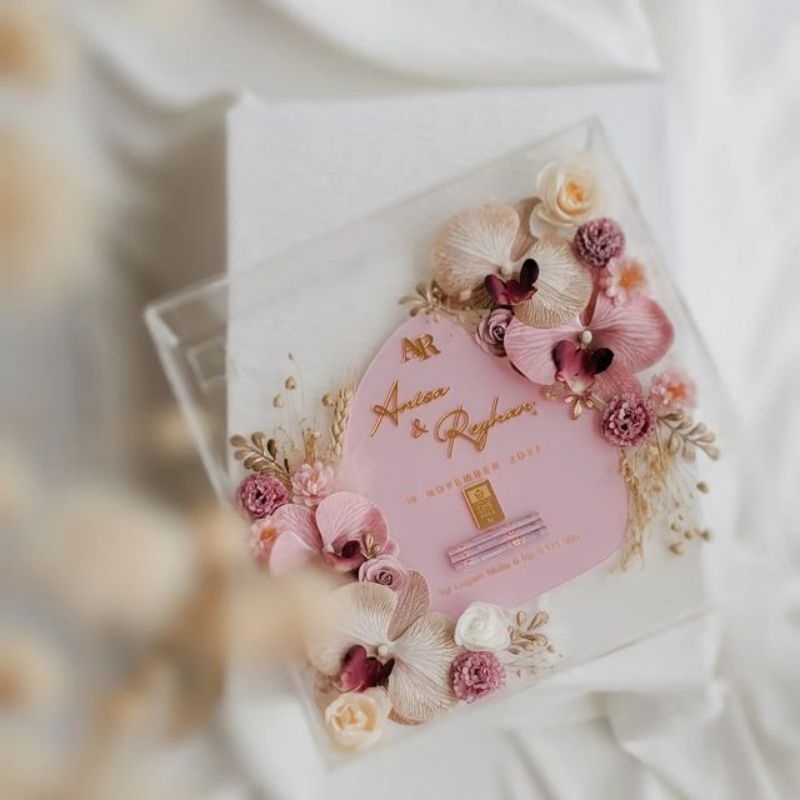 Jual Bingkai Mahar Pernikahan Murah | Mahar Tetes Akrilik Simbolis ...