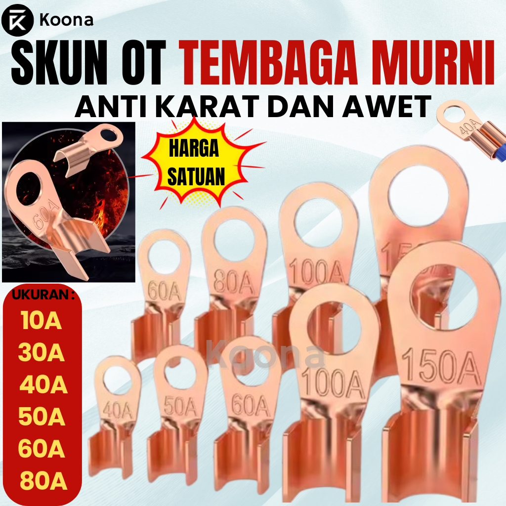 Jual Terminal Skun Kabel OT OT-10A OT-30A OT-40A OT-50A OT-60A OT-80A ...