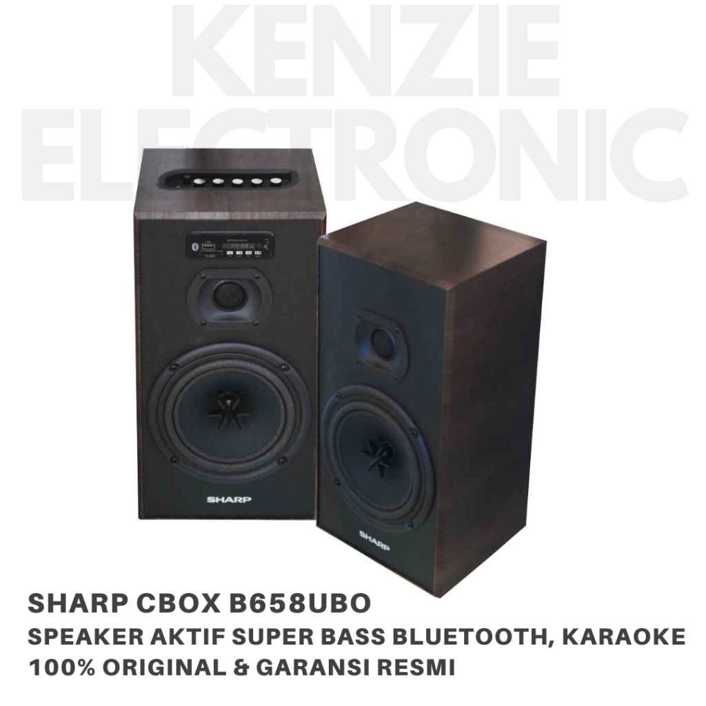 Jual SHARP CBOX B658UBO Speaker Aktif Super Bass Speaker Bluetooth ...
