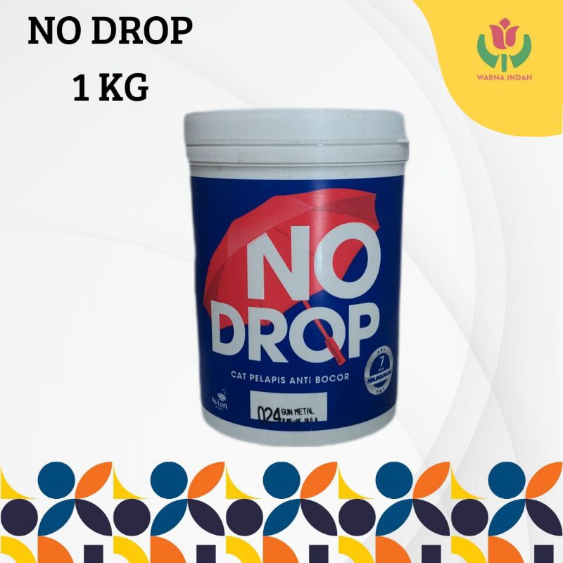 Jual Cat Tembok Anti Bocor No Drop 1kg Elastis | Shopee Indonesia
