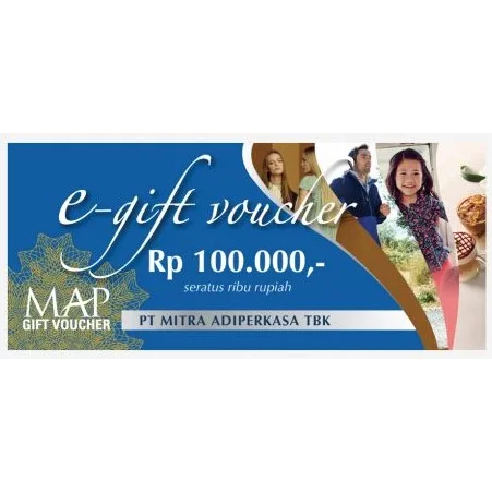 Jual MAP gift Voucher 100k (Exp Des 2027) | Shopee Indonesia