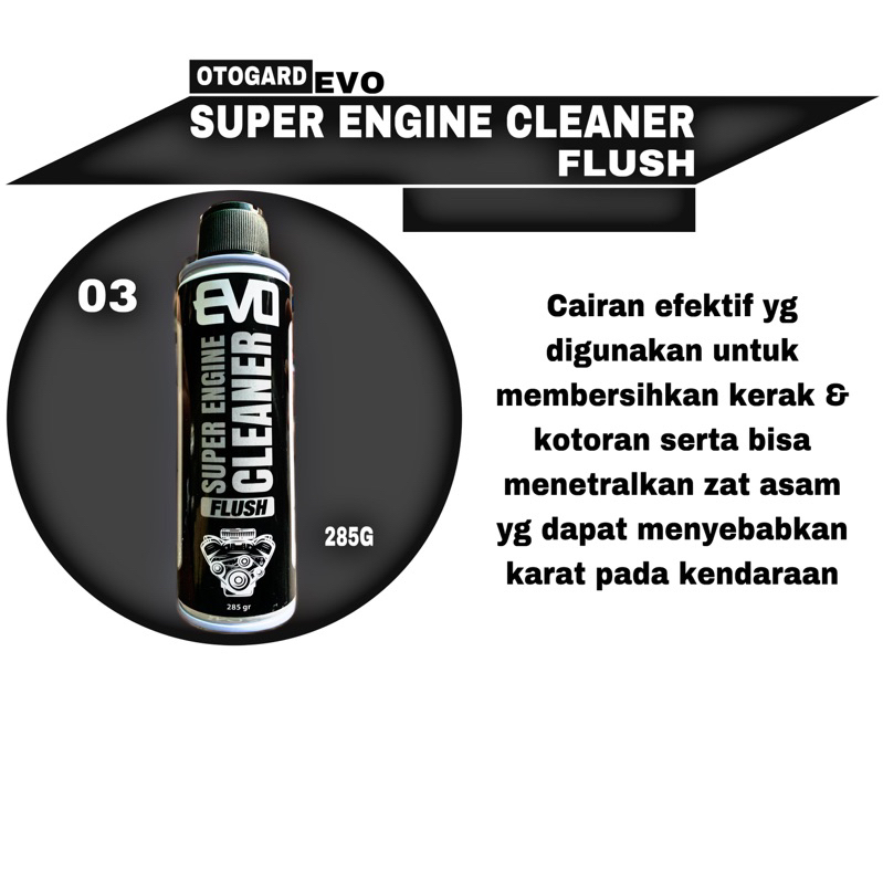 Jual EVO | super engine cleaner flush (285ml) | Shopee Indonesia
