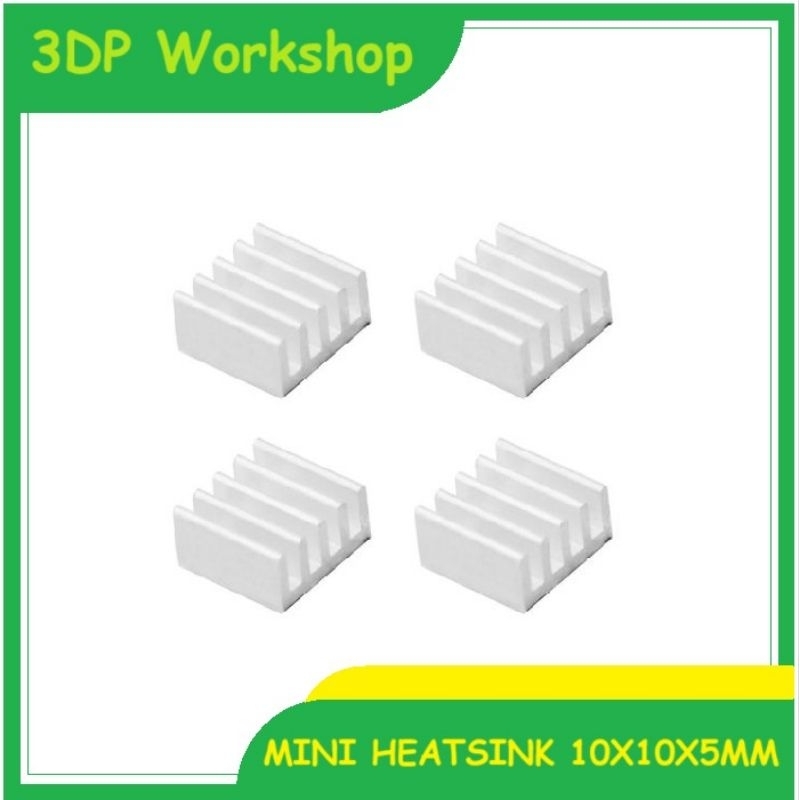 Jual MINI HEATSINK ALUMINIUM PENDINGIN 10X10X5mm IC MODULE POWER SUPPLY ...