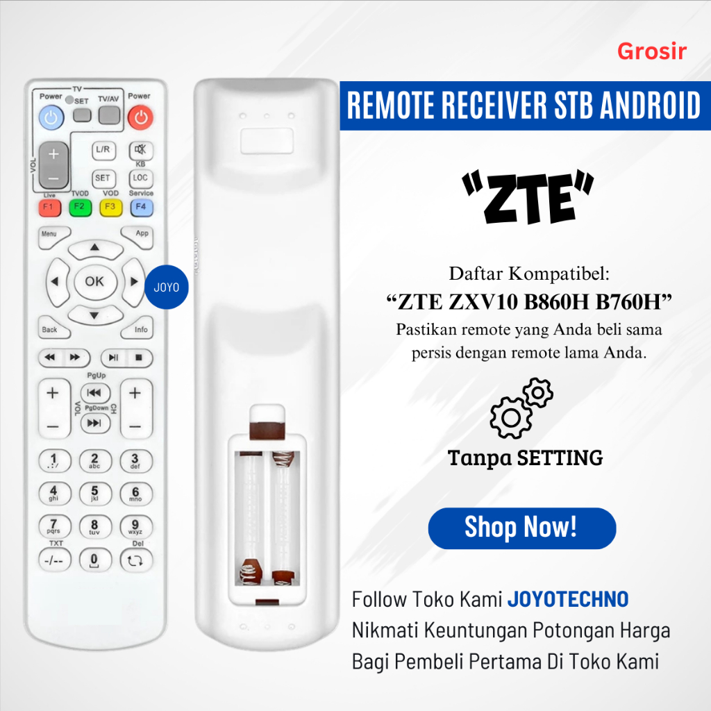 Jual Remote STB Android TV Box Home B860H B760H B700V5 ZTE V5 V6 V7 | Shopee Indonesia