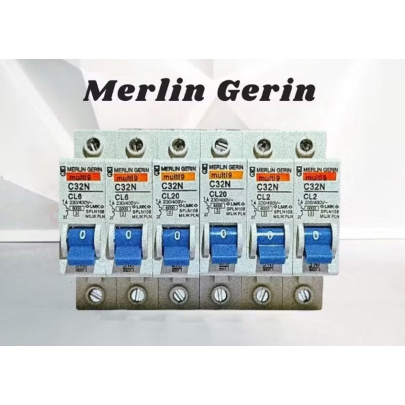 Jual Mcb PLN merlin gerin 1phase 2A , 4A , 6A , 10A , 16A , 20A , 25A , 35A , 50A original ...
