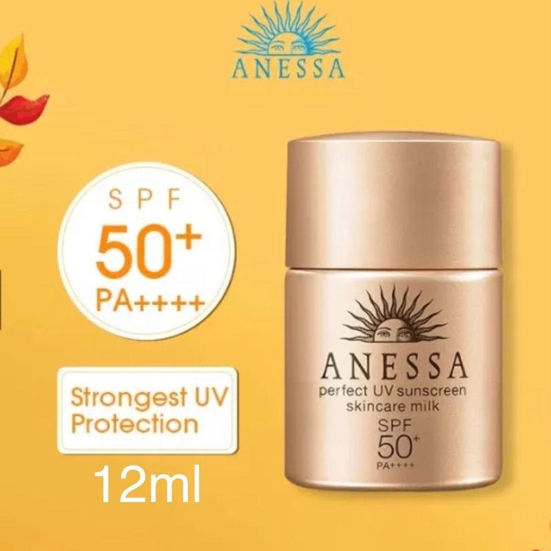 Jual ANESSA PERFECT UV SUNSCREEN SKINCARE MILK (TRAVEL SIZE - 12 ml) | Shopee Indonesia