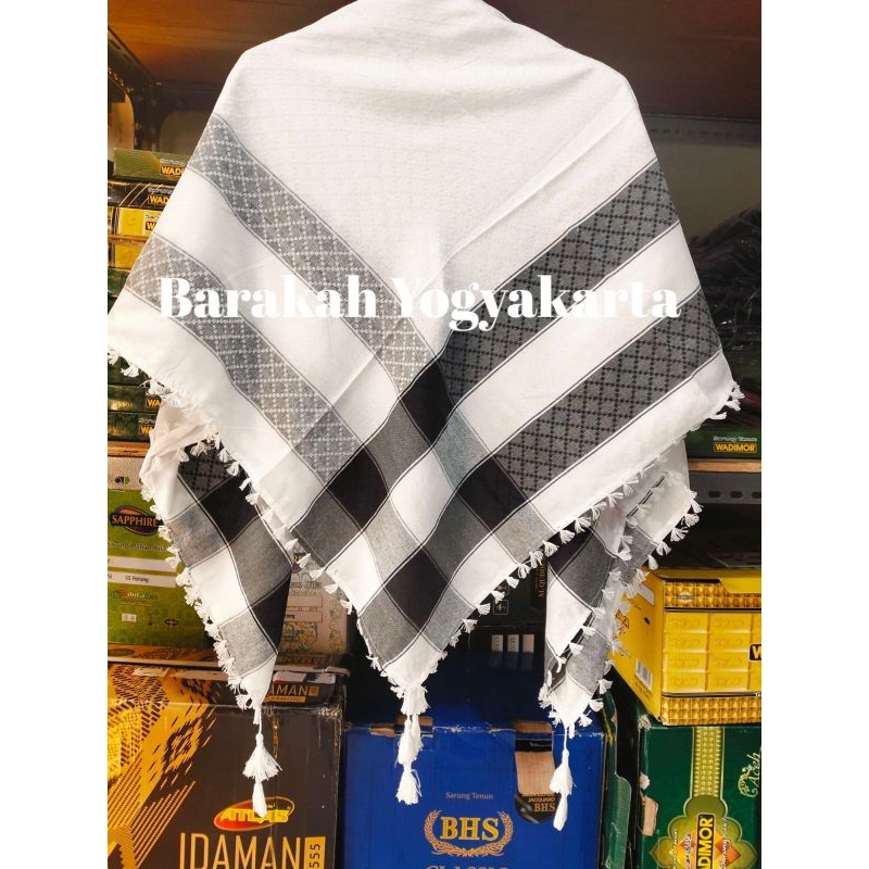 Jual Sorban premium best seller Surban palestine sorban tenun oleh oleh ...
