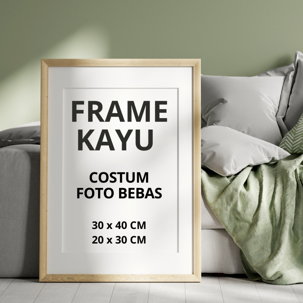 Jual FRAME KAYU FOTO COSTUM BEBAS | PIGURA KAYU | Shopee Indonesia