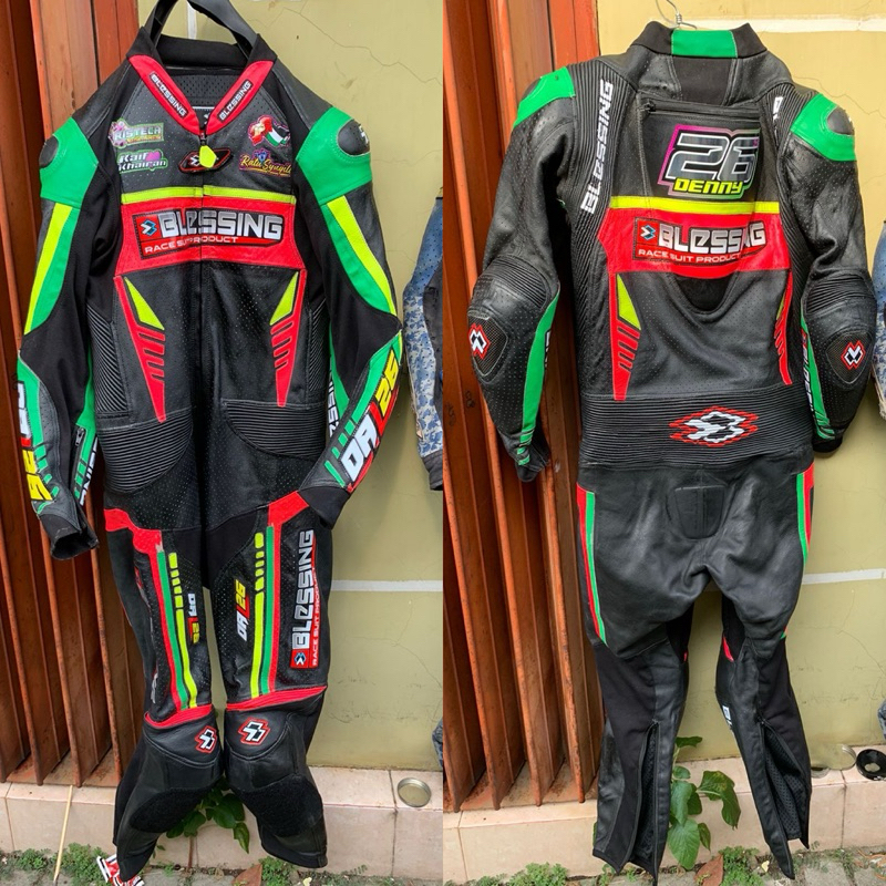 Jual WEARPACK Kulit asli,BAJU BALAP, werpak kulit sapi. | Shopee Indonesia