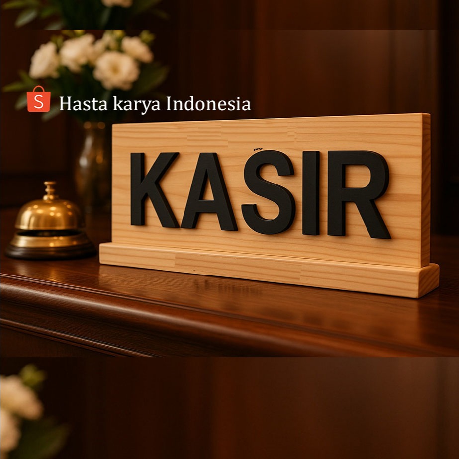 Jual Kasir Papan Tanda Kasir Custom nomor meja caffee | Shopee Indonesia