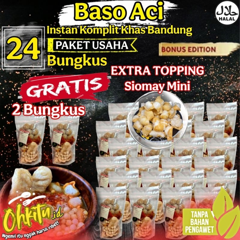 Jual 𝟐𝟒 𝐅𝐑𝐄𝐄 𝟐 𝐁𝐮𝐧𝐠𝐤𝐮𝐬 [PAKET USAHA] 𝐁𝐚𝐬𝐨 𝐀𝐜𝐢 𝐈𝐧𝐬𝐭𝐚𝐧 Komplit Khas ...