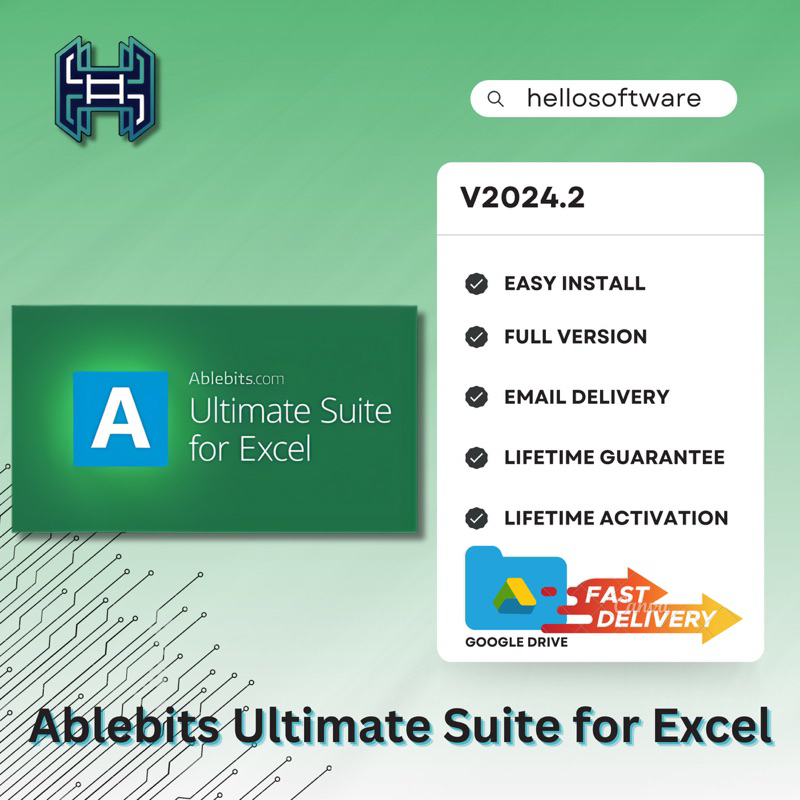 Jual Ablebits Ultimate Suite for Excel Business Edition v2024.2.3518. ...